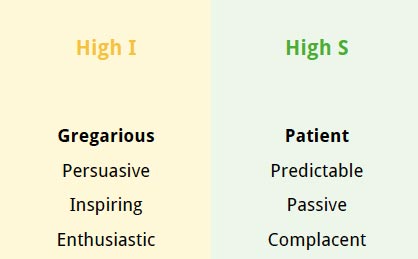 High S/I DISC Style | DISC+Plus Profiles