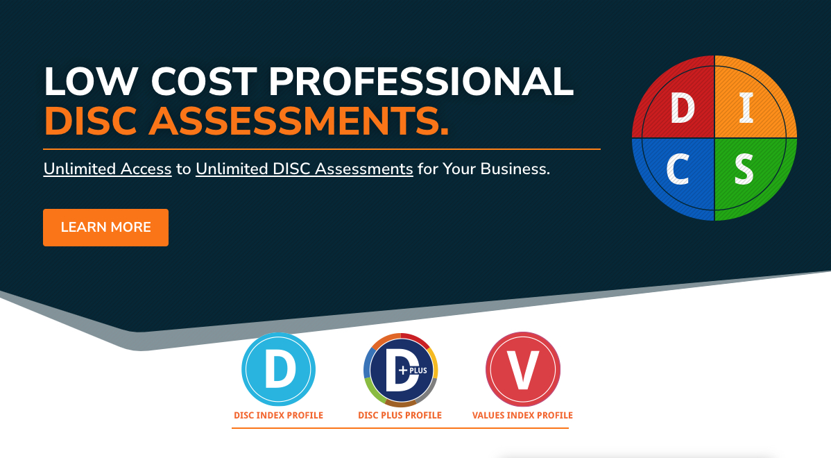 Buy Low Cost Professional DISC Plus Assessments | DISC+Plus